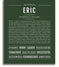 Eric Personalized Name Meaning Art Prints – Name Stories
