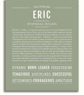 Eric | Name Art Print – Name Stories
