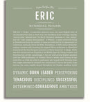 Eric | Name Art Print – Name Stories