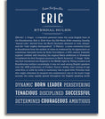 Eric | Name Art Print – Name Stories