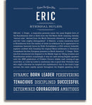 Eric | Name Art Print – Name Stories