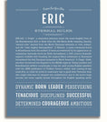Eric | Name Art Print – Name Stories