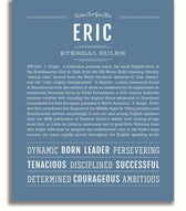 Eric | Name Art Print – Name Stories