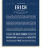 Erich Personalized Name Meaning Art Prints – Name Stories