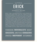 Erick | Name Art Print – Name Stories
