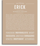 Erick | Name Art Print – Name Stories