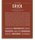 Erick | Name Art Print – Name Stories
