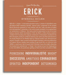 Erick | Name Art Print – Name Stories