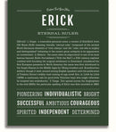 Erick | Name Art Print – Name Stories