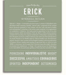Erick | Name Art Print – Name Stories