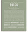 Erick | Name Art Print – Name Stories