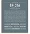 Ericka | Name Art Print – Name Stories
