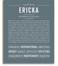Ericka | Name Art Print - Personalized Custom Gifts – Name Stories