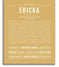 Ericka | Name Art Print – Name Stories