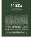 Ericka | Name Art Print – Name Stories