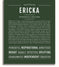 Ericka | Name Art Print - Personalized Custom Gifts – Name Stories