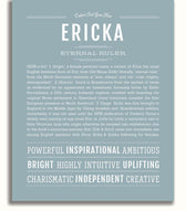 Ericka | Name Art Print – Name Stories