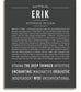 Erik | Name Art Print – Name Stories