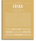 Erika | Name Art Print – Name Stories