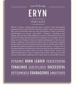 Eryn | Name Art Print – Name Stories