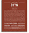 Eryn | Name Art Print – Name Stories