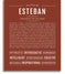 Esteban | Name Art Print – Name Stories