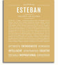 Esteban | Name Art Print – Name Stories