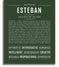 Esteban | Name Art Print – Name Stories