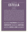 Estella | Name Art Print – Name Stories