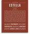 Estella | Name Art Print – Name Stories