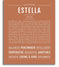 Estella | Name Art Print – Name Stories