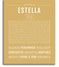Estella | Name Art Print – Name Stories