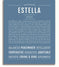 Estella | Name Art Print – Name Stories