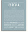Estella Personalized Name Meaning Art Prints – Name Stories