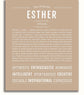 Esther | Name Art Print – Name Stories