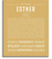 Esther | Name Art Print – Name Stories