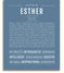Esther Personalized Name Meaning Art Prints – Name Stories