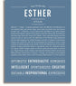 Esther Personalized Name Meaning Art Prints – Name Stories