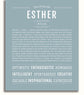 Esther Personalized Name Meaning Art Prints – Name Stories