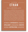 Ethan | Name Art Print – Name Stories