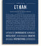 Ethan | Name Art Print – Name Stories