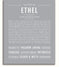 Ethel | Name Art Print – Name Stories