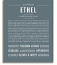 Ethel | Name Art Print – Name Stories