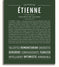 Etienne Personalized Name Meaning Art Prints – Name Stories