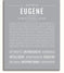 Eugene Personalized Name Meaning Art Prints – Name Stories