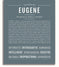 Eugene | Name Art Print – Name Stories