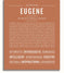 Eugene Personalized Name Meaning Art Prints – Name Stories