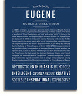 Eugene | Name Art Print – Name Stories