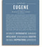 Eugene Personalized Name Meaning Art Prints – Name Stories