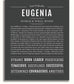 Eugenia | Name Art Print – Name Stories